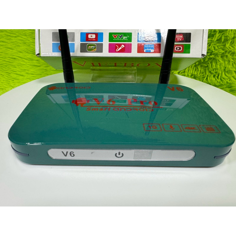 ANDROID TV BOX V6 PRO 1G - Đầu xem YouTube có remote nói- Vietbox ...