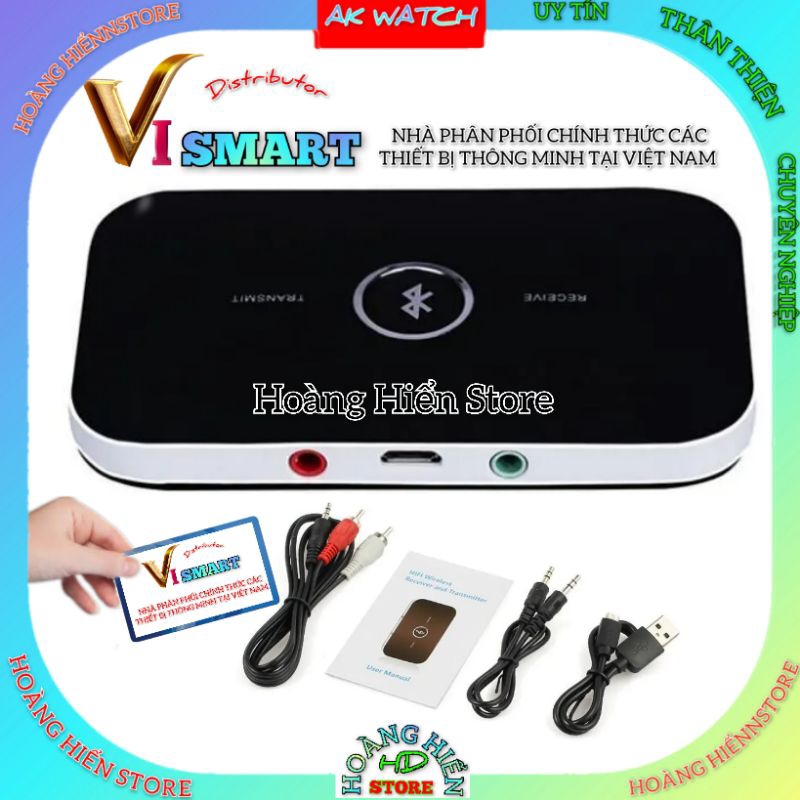 Bộ thiết bị thu phát Bluetooth ViSmart RT B6 cao cấp kết nối không dây ...