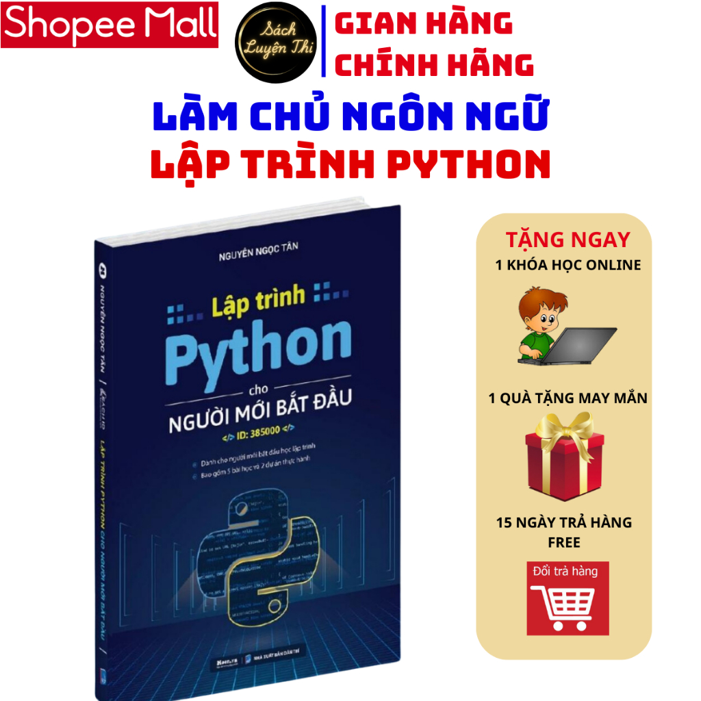 Sách tin học văn phòng, Sách lập trình Python cơ bản, Lập trình Python cho người mới bắt đầu ...