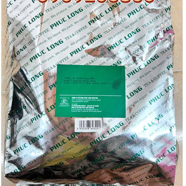 Trà lài / sen Thái Nguyên Phúc Long 1KG DATE MỚI, có HỎA TỐC | Shopee ...