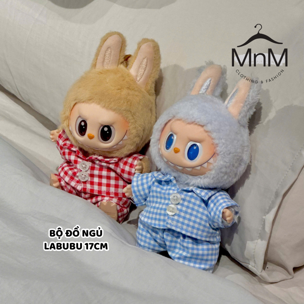[Hỏa tốc HCM] - Quần áo Labubu 17cm Đồ bộ đồ ngủ Pijama | Shopee Việt Nam