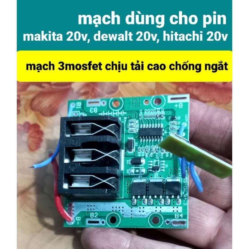 mạch pin makita 20v , mạch pin hitachi 20v, mạch pin dewalt 20v, mạch ...