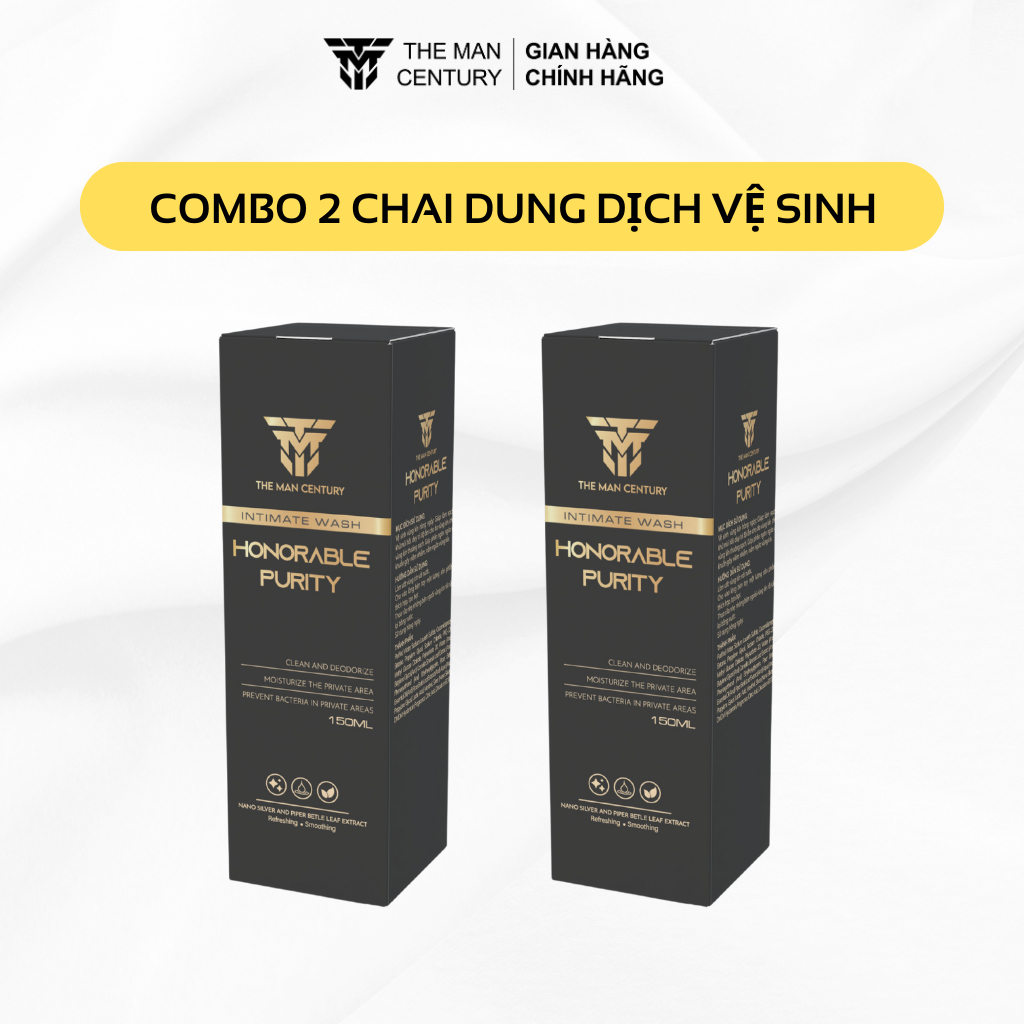 Combo 2 Chai Dung Dịch Vệ Sinh Nam Giới Honorable Purity Hương Thơm Hongkong Đẳng Cấp Quý Ông ...