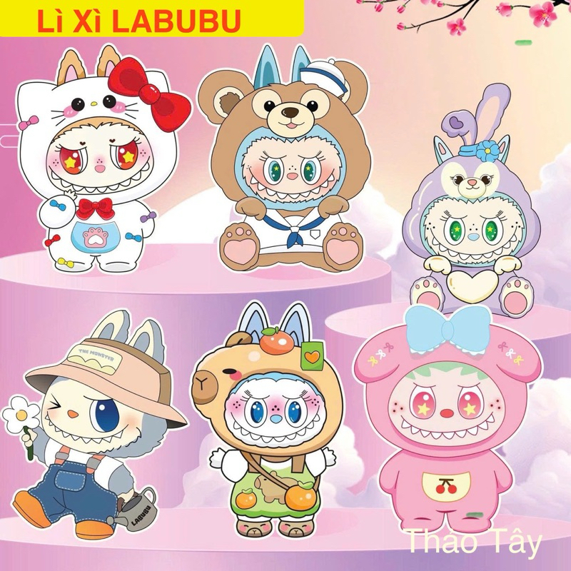 10 Bao Lì Xì Chibi LABUBU - Lì xì đẹp độc lạ mẫu mới hotrend | Shopee ...
