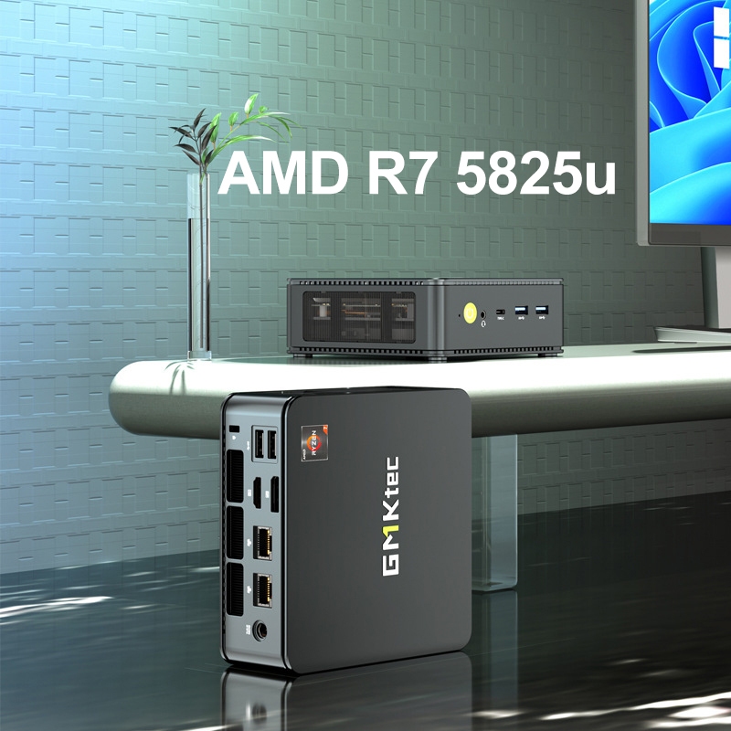 Mini pc chính hãng GMKtec chạy AMD r7-5825u, 6600h tích hợp Igpu vega ...