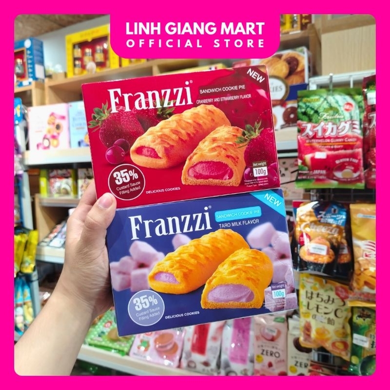 Franzzi Sandwich Cookie Pie - Bánh Quy Mềm Nhân Kem Nhập Khẩu Hồng Kông ...