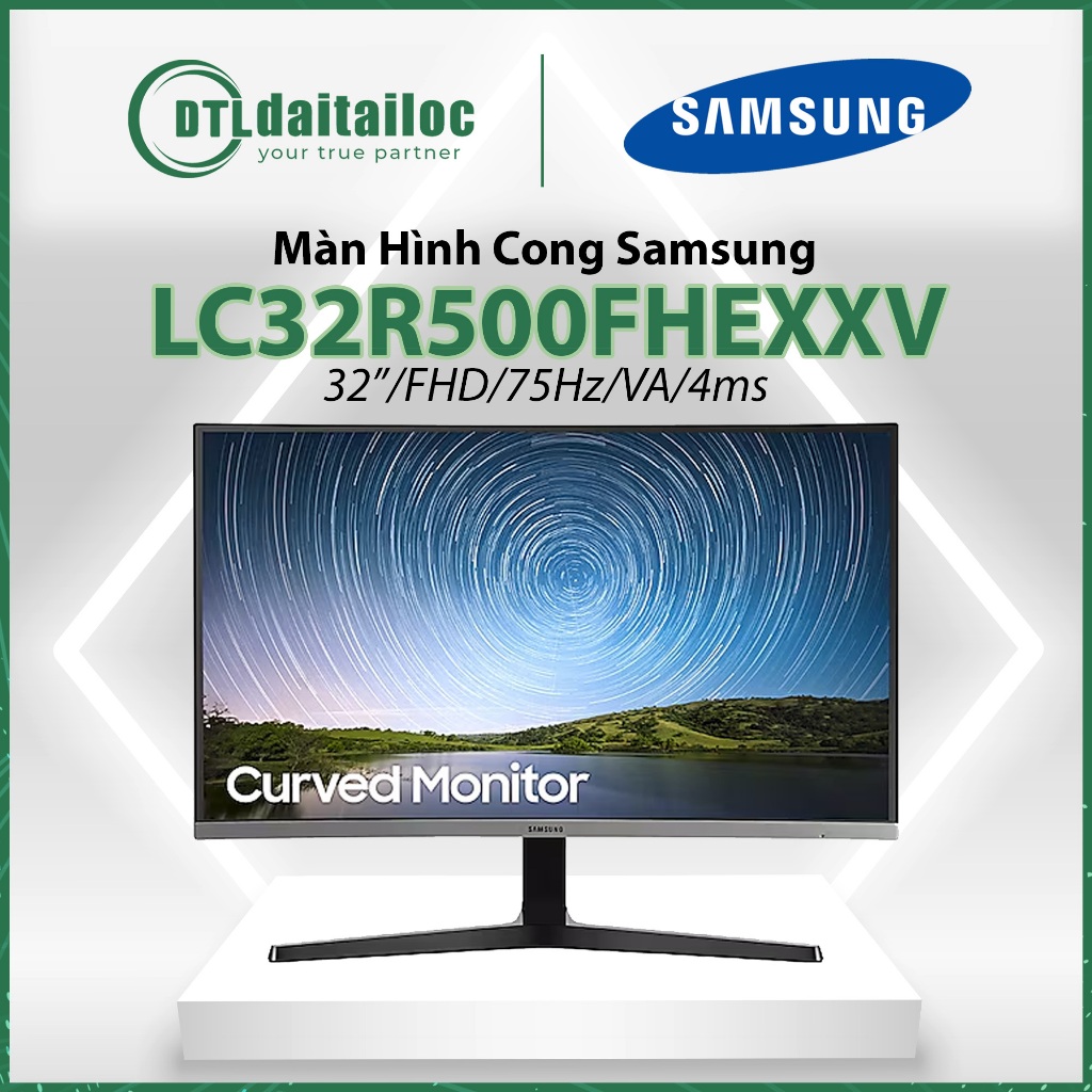 Màn Hình Cong Samsung LC32R500FHEXXV 32"/FHD/VA/75Hz/4ms/Cong | Shopee ...