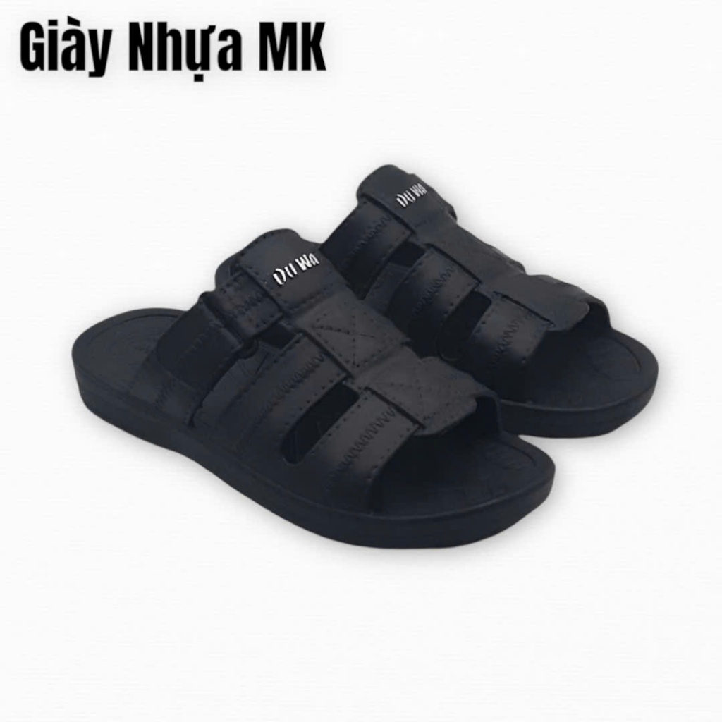 Dép quai ngang nam Duwa DL258 đúc nguyên khối siêu nhẹ chống nước đi mưa đi biển đi làm | Shopee ...