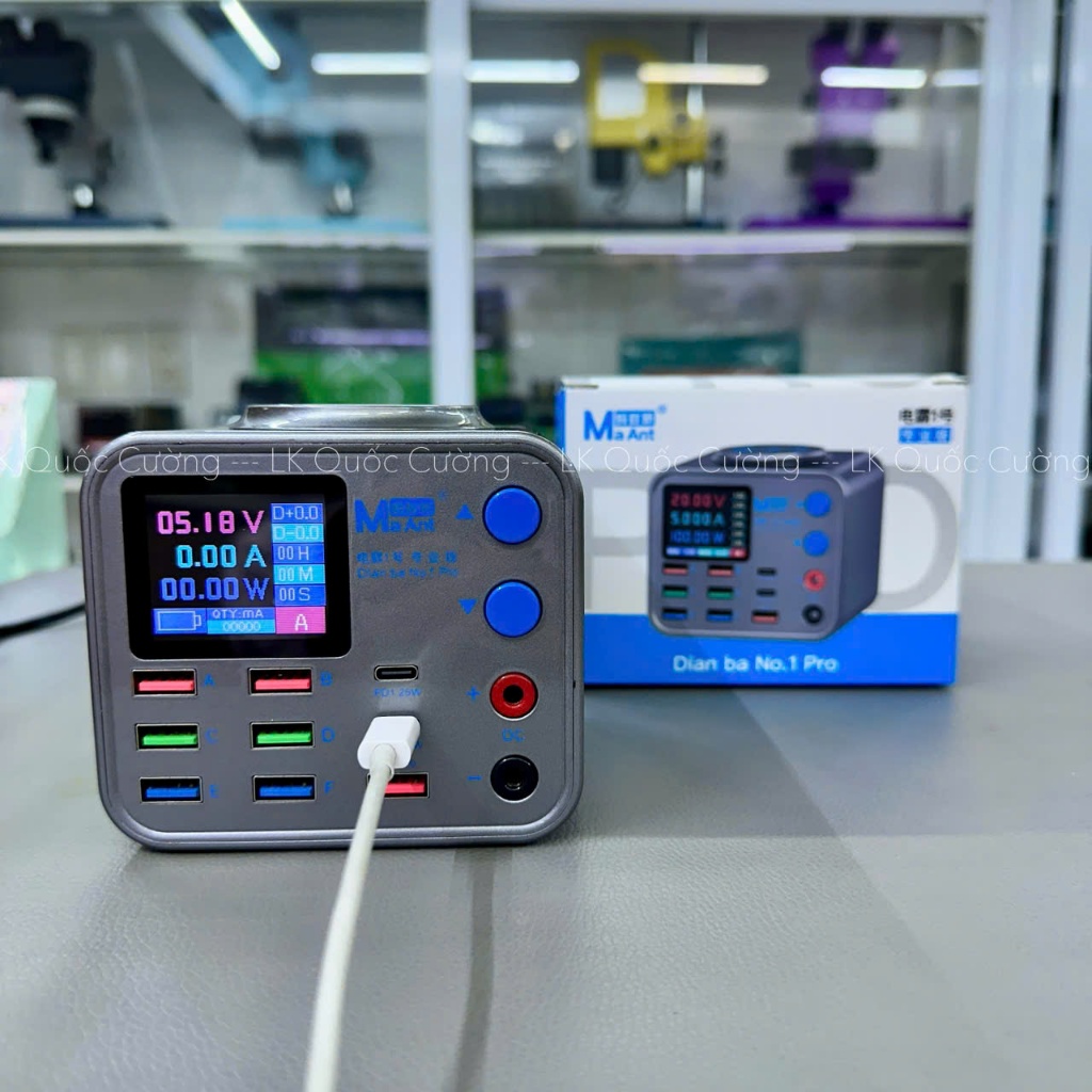 Bộ Sạc MaAnt DianBa No.1 Pro ( có chỉnh Vol, có báo dòng sạc, có sạc không dây) | Shopee Việt Nam
