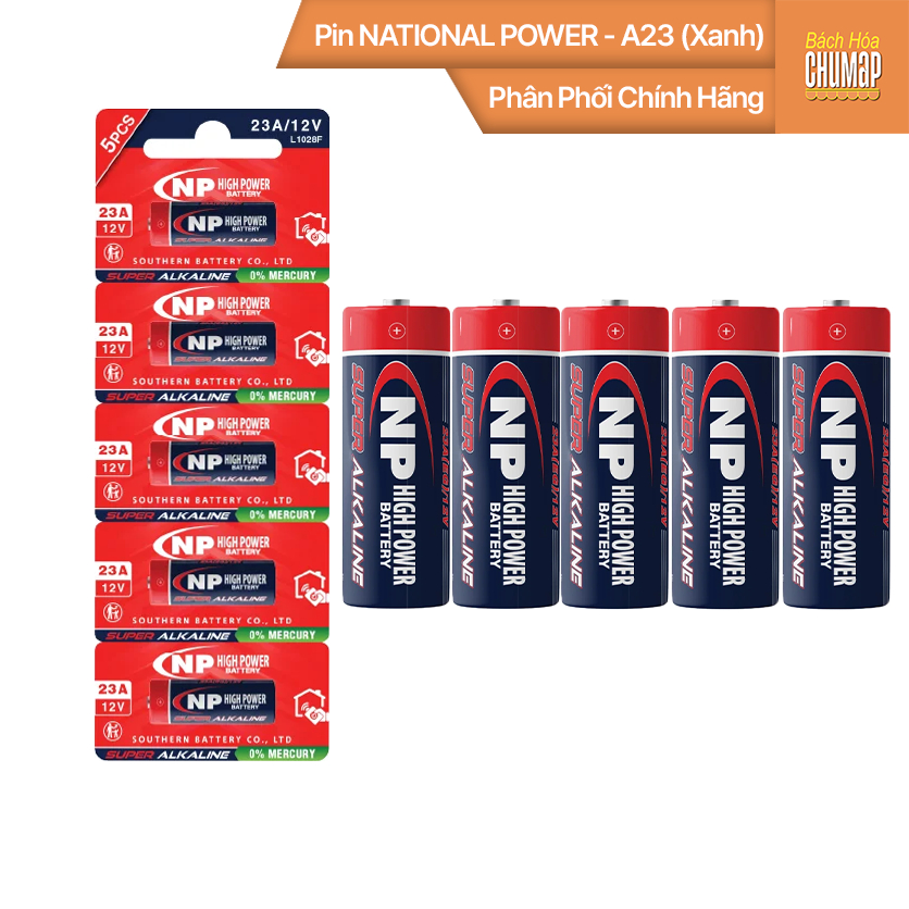 Pin Alkaline NP A23 - L1028F(EG)/1Bx5 - Chính Hãng | Shopee Việt Nam