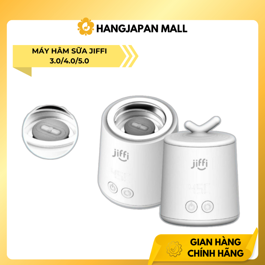 Máy hâm sữa cầm tay JIFFI 4.0 New, kiêm đun nước pha sữa bảo hành chính ...