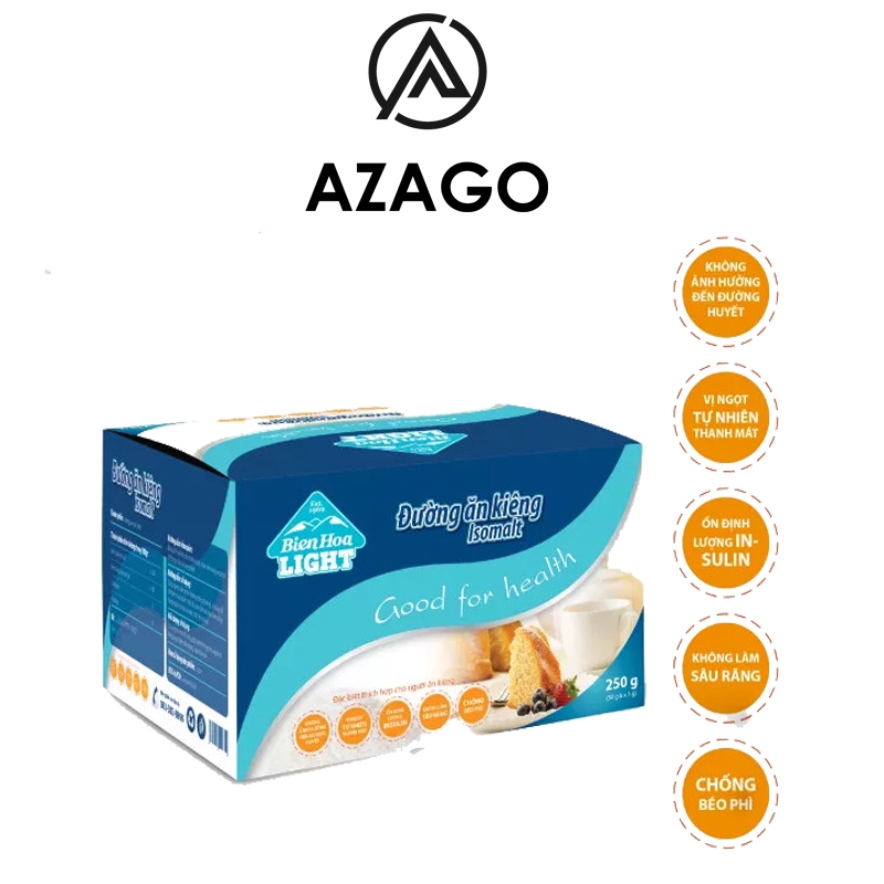 Hộp Đường Ăn Kiêng Biên Hòa Isomalt 5g (hộp 250g) - AZAGO | Shopee Việt Nam