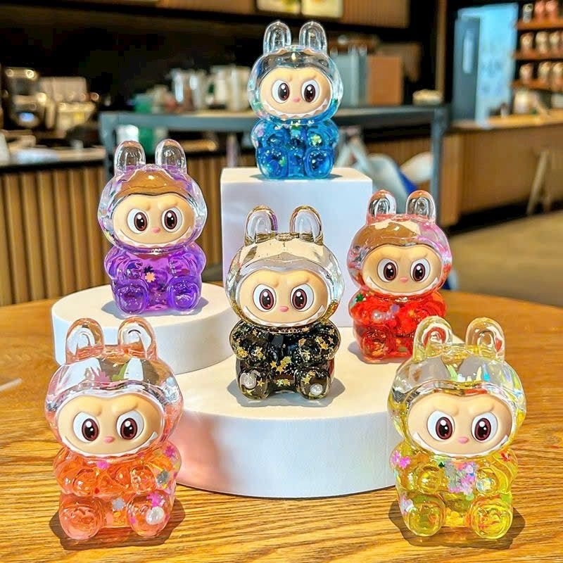 SET 5 LABUBU NƯỚC 7cm - TÚI MÙ BÍ MẬT NHÂN PHẨM LABUBU TRONG SUỐT ...