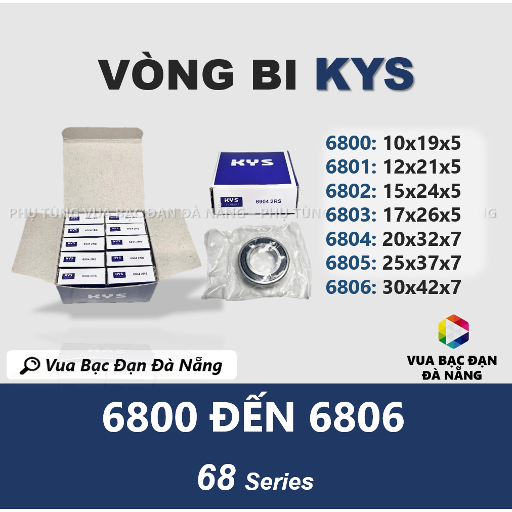 Vòng bi bạc đạn KYS 6800 6801 6802 6803 6804 6805 6806 chất lượng cao ...