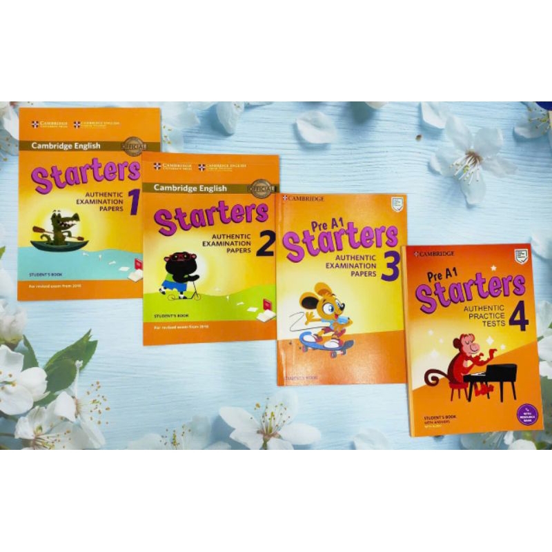 Sách_Test Starters 1-2-3-4 (4cuốn) | Shopee Việt Nam