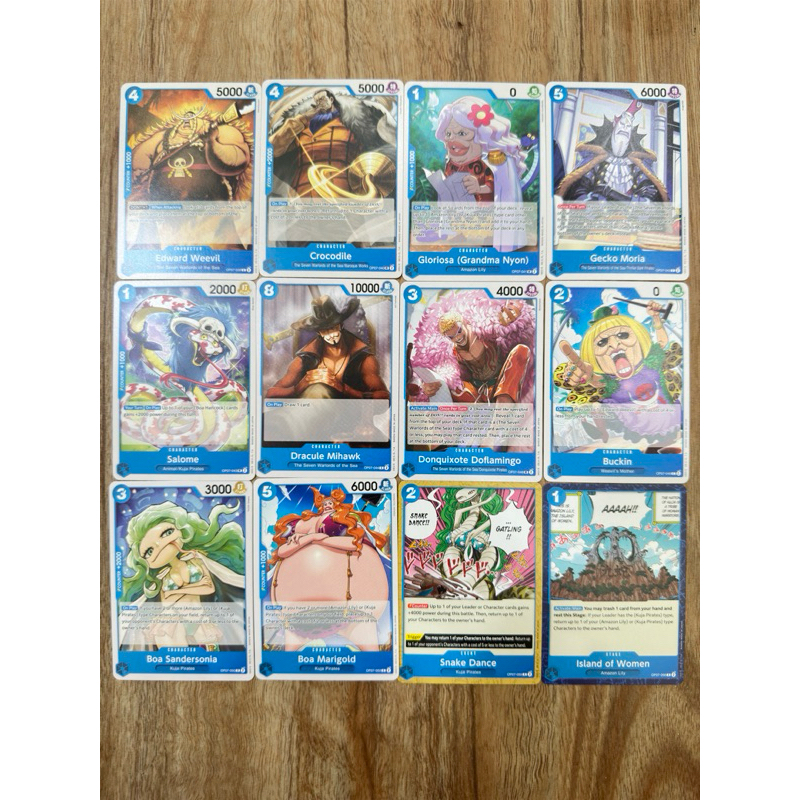 [Chính hãng] Thẻ bài One piece TCG bản Tiếng Anh loại U, UC màu xanh dương (OP07) | Shopee Việt Nam