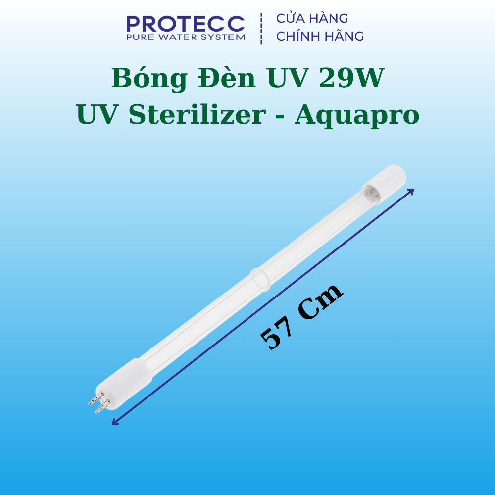 Bóng Đèn UV 29W Diệt Khuẩn - Dài 57Cm - 1 Đầu 4 Chấu - UV Sterilizer ...