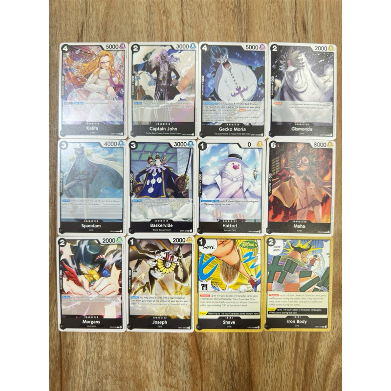 [Chính hãng] Thẻ bài One piece TCG bản Tiếng Anh loại U, UC màu đen (OP07) | Shopee Việt Nam
