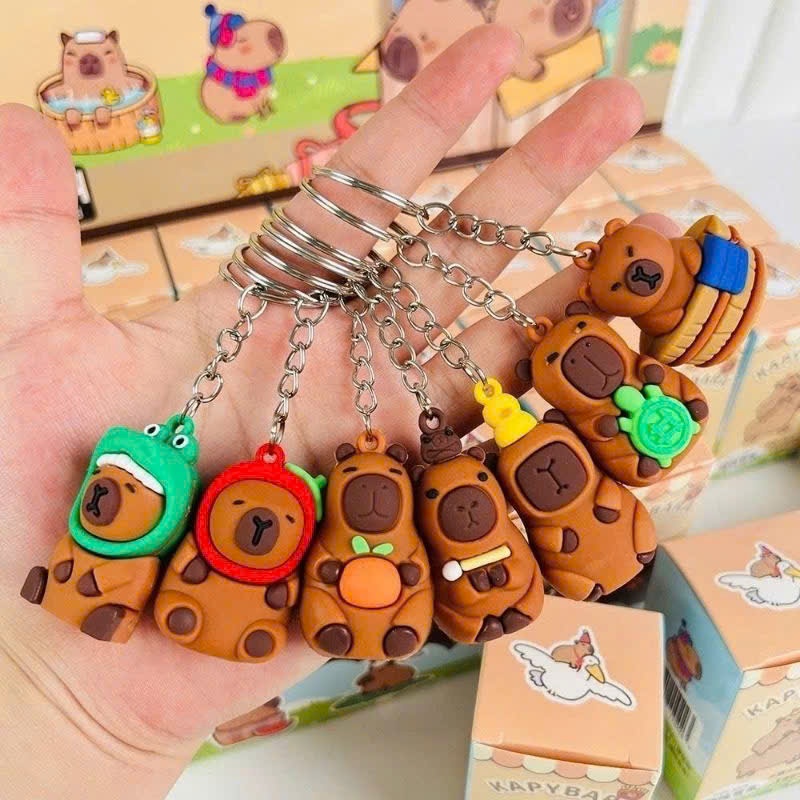 Móc Khóa Capybara, labubu Hình Thỏ Đáng Yêu Mới Cute Phô Mai Que ...
