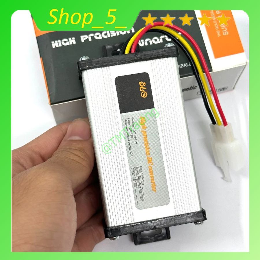 Bộ chuyển đổi điện 12v lắp xe điện 133M XMEN chuyển nguồn cho xe điện 48v 72v 36v sang 12v ...