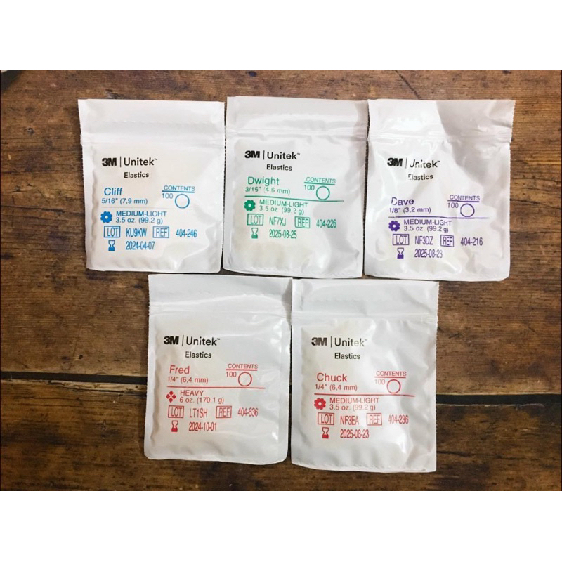 Chun liên hàm Unitek Elastics 3M ESPE gói 100 cái | Shopee Việt Nam