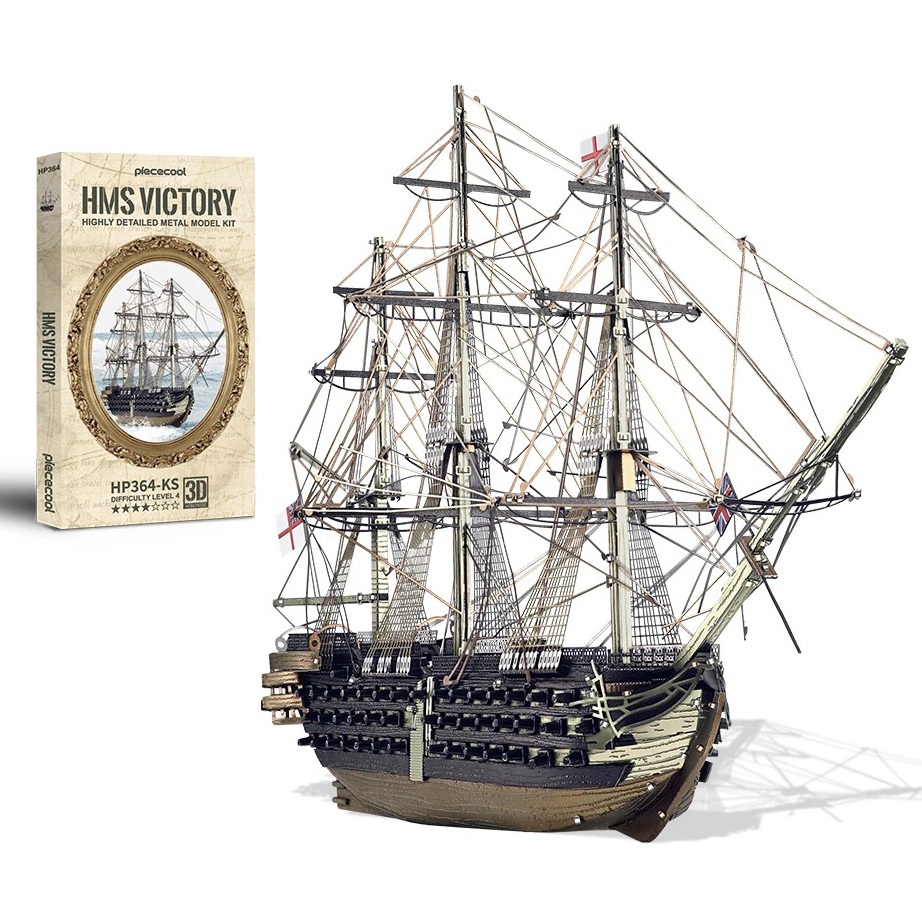 Mô Hình Kim Loại 3D Lắp Ráp Piececool Tàu Chiến Tuyến HMS Victory (388 ...