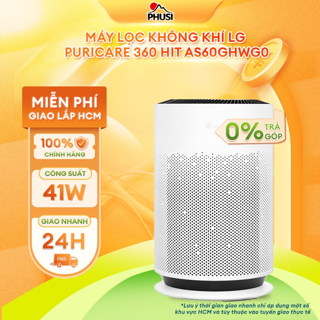AS60GHWG0 Máy lọc không khí LG PuriCare 360 Hit AS60GHWG0 41W - [MIỄN ...