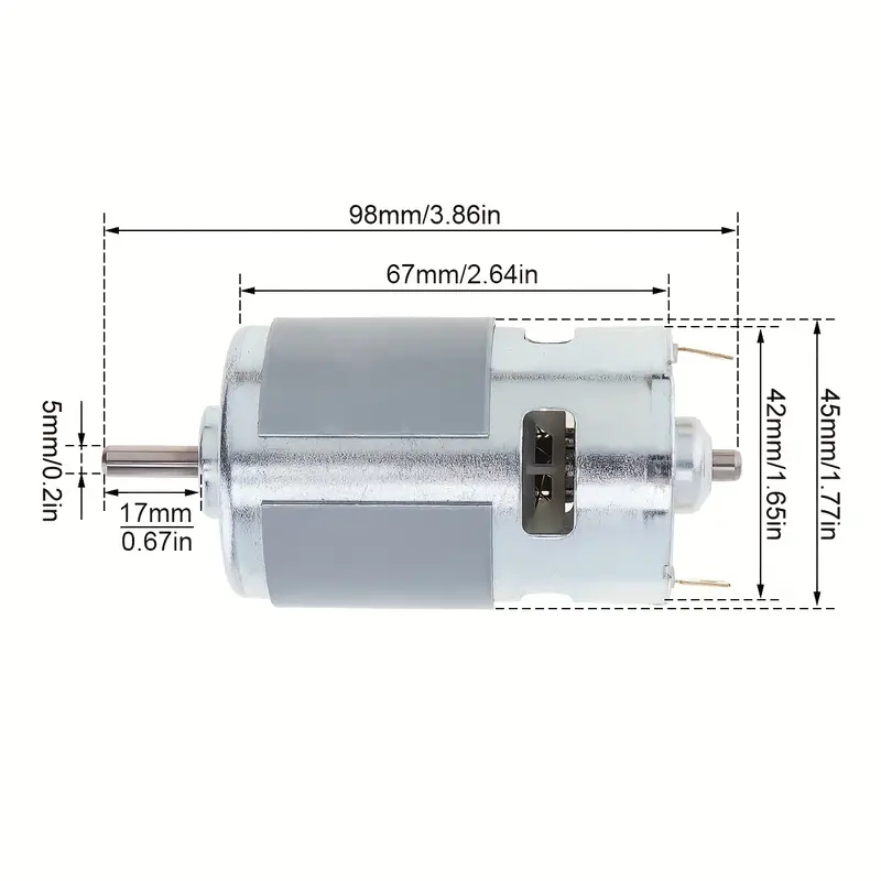 Motor 775 150W 2 bạc đạn 12V 24V trục 5mm, motor 775 12V, motor 775 24V ...