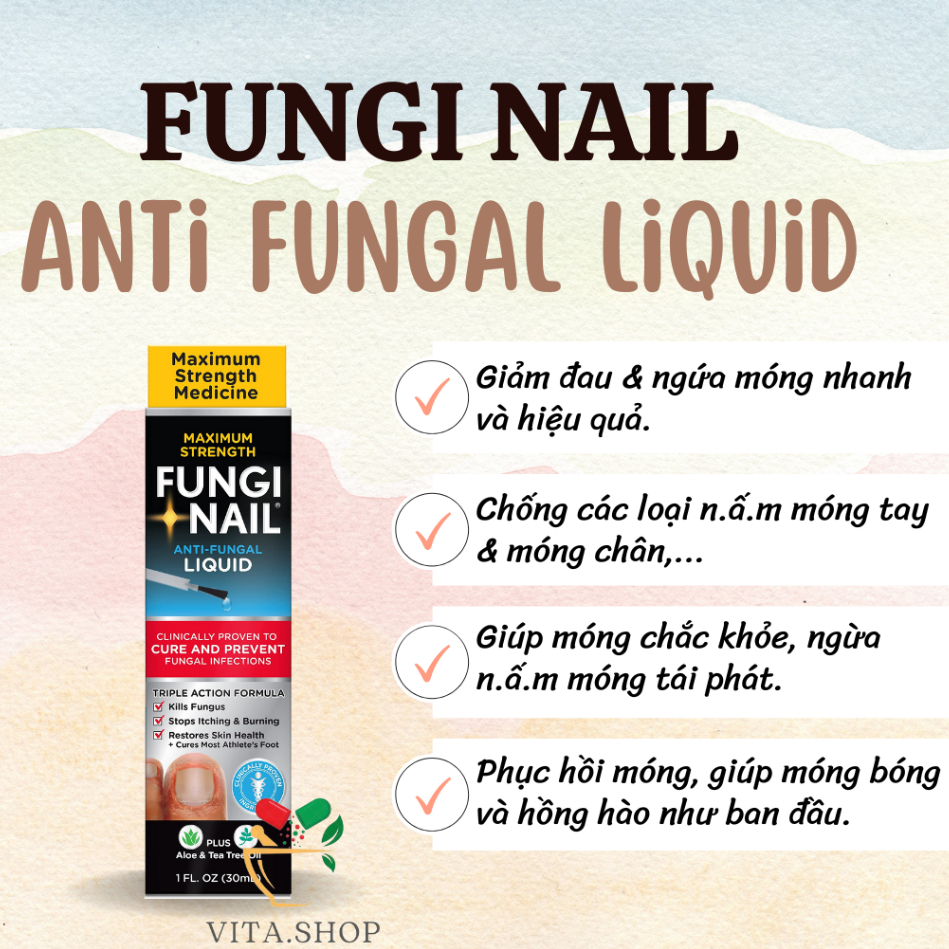 Dung dịch chống nấm móng tay, chân Maximum Strength Fungi Nail Anti ...