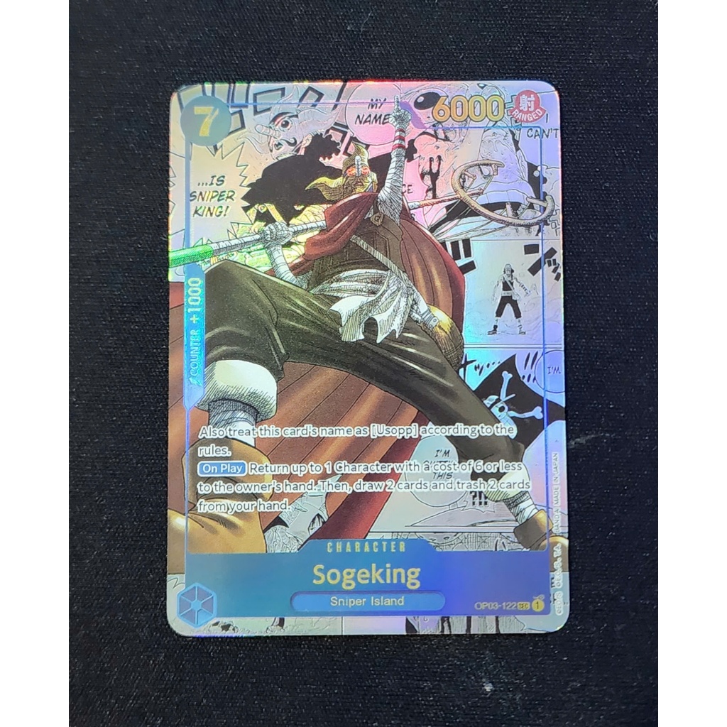 Thẻ bài One Piece - Sogeking Manga Rare OP03 Bản Orica Custom English ...