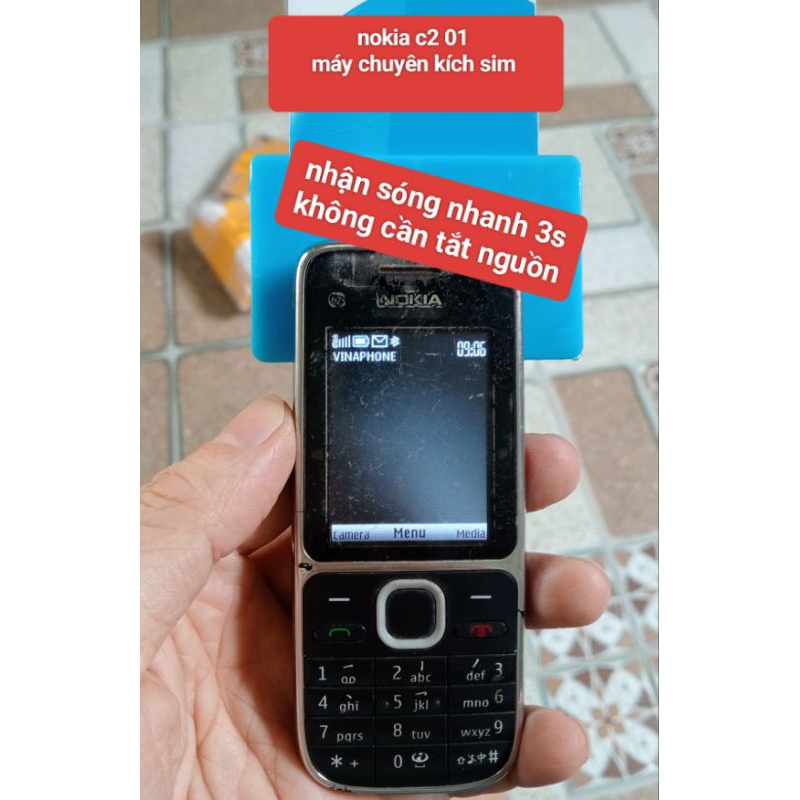 Máy kích sim Điện thoại c2 01 nokia cũ zin,lắp sim 3g, 4g nhận sóng ...