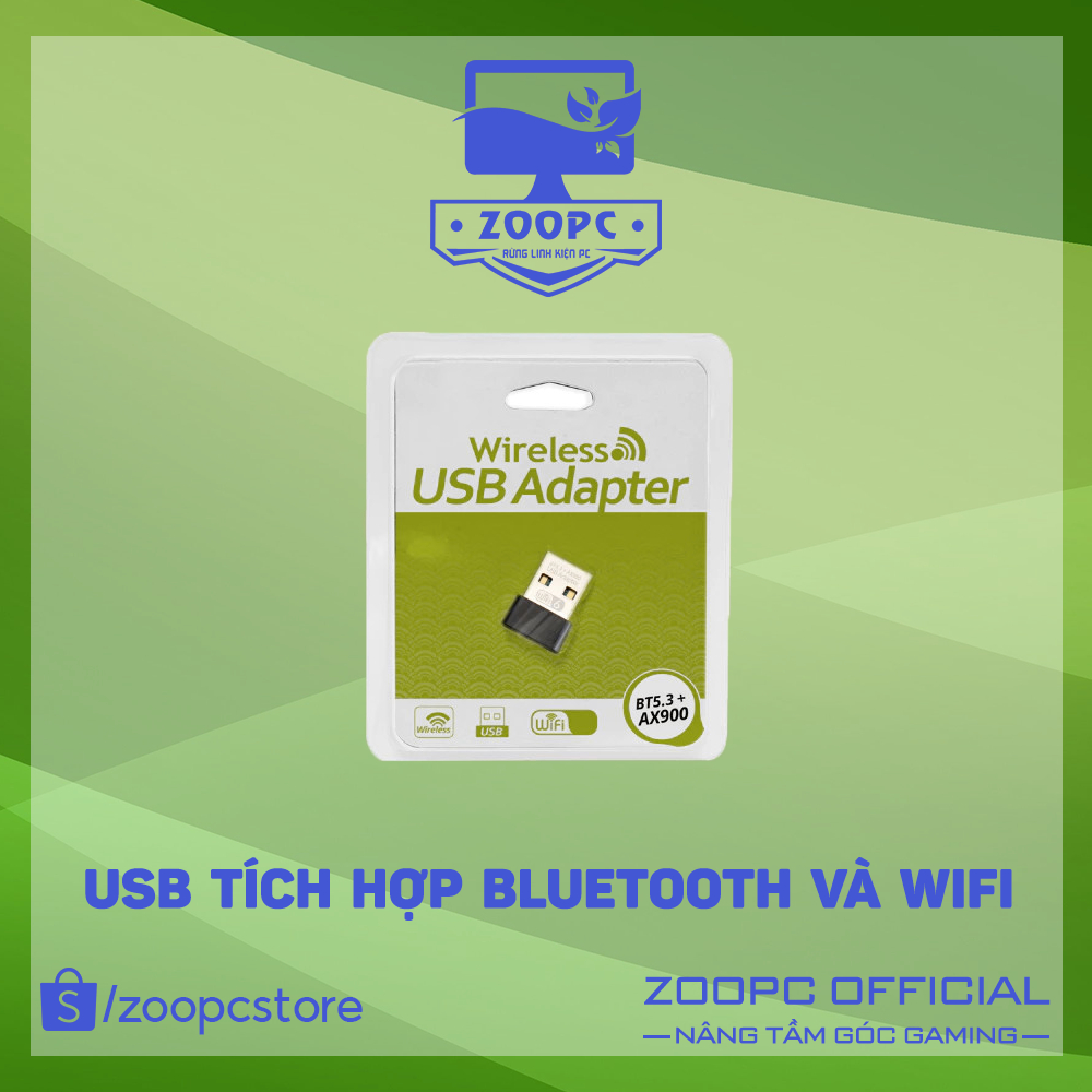 USB WiFi 6 + BLUETOOTH 5.3 5G Đầu Thu Wifi, Bluetooth Cho PC Laptop ...