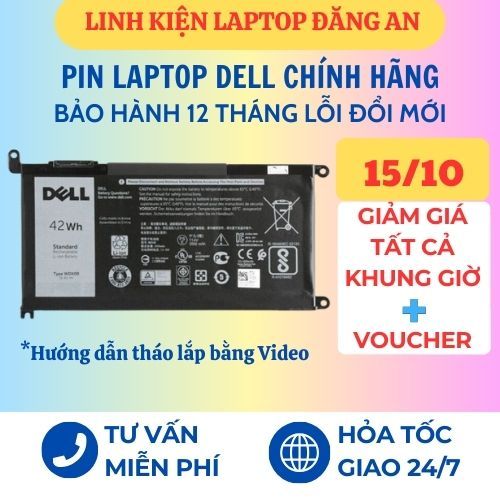 PIN Laptop DELL Vostro 14 15 3480 3490 3580 3590, Inspiron 5481 5482 ...