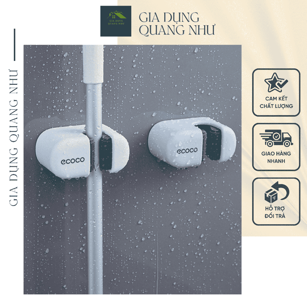 Móc Treo Chổi Ecoco, Giá Cài Cây Lau Nhà, Treo Vòi Sen Cao Cấp E2001 | Shopee Việt Nam