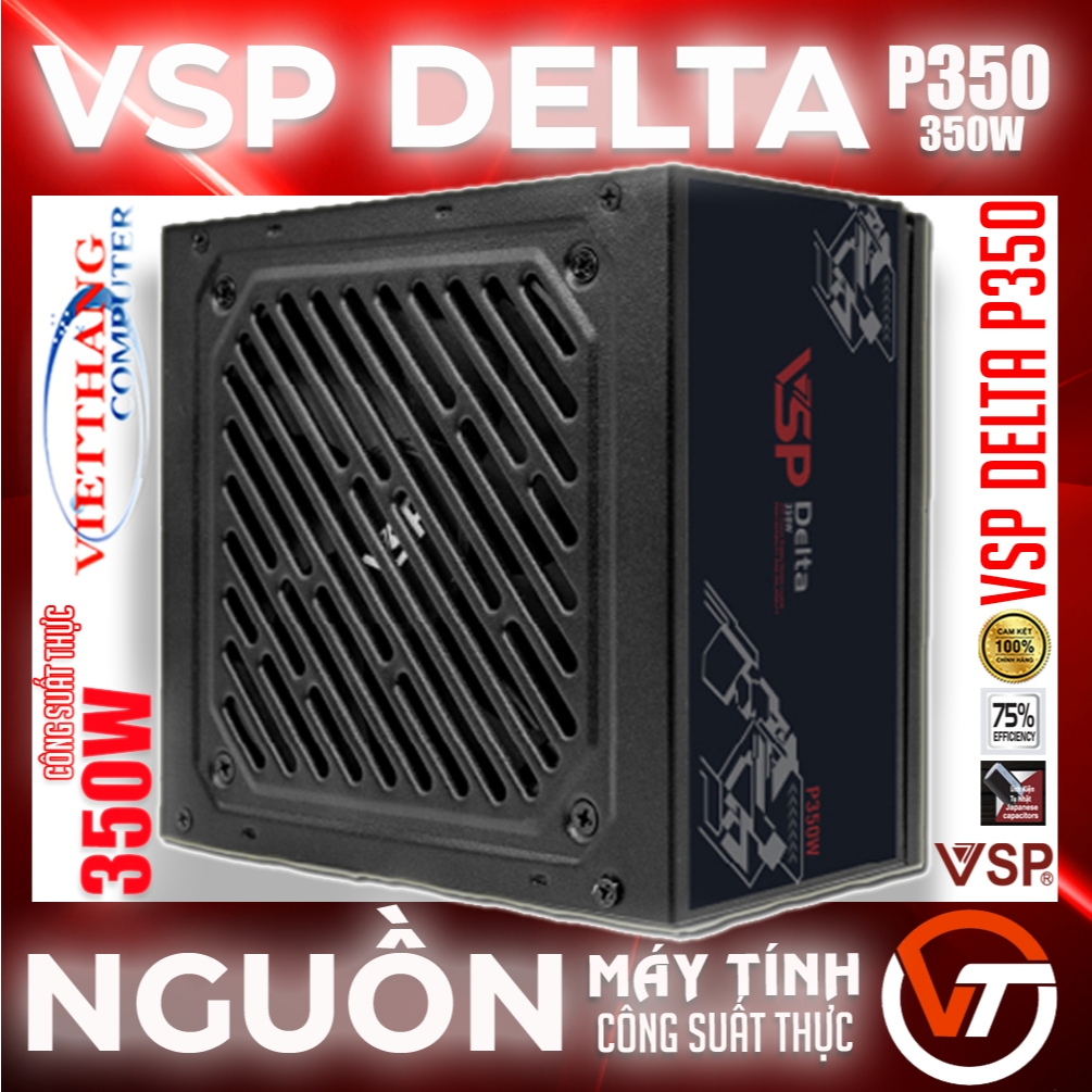 Nguồn máy tính Công suất thực VSP Delta P350 350W New 100% | Shopee ...