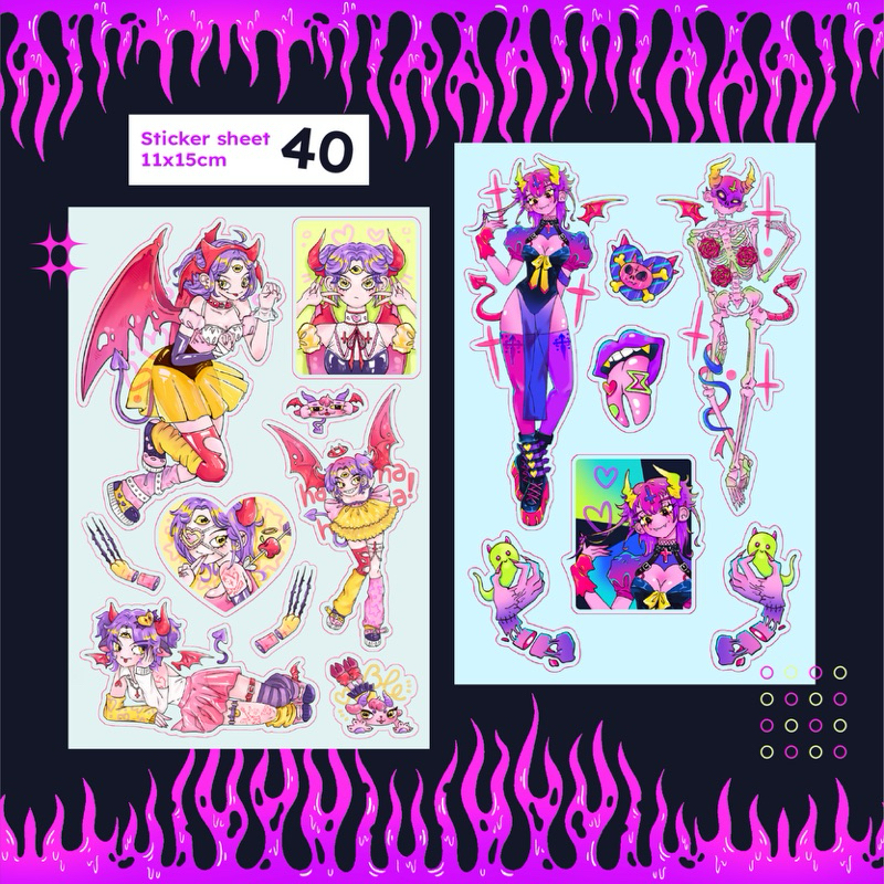 Lucid | Sticker sheet, tờ hình dán Lucid Tough or Cute | Shopee Việt Nam