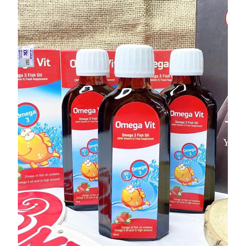 OMEGA VIT cung cấp Omega, EPA, DHA hỗ trợ tăng cường trí não, thị lực ...