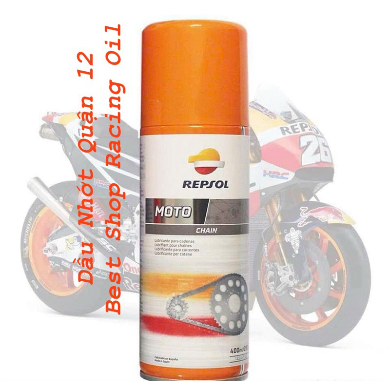 Dưỡng Sên Repsol Moto Chain 400ML Made in Spain | Shopee Việt Nam