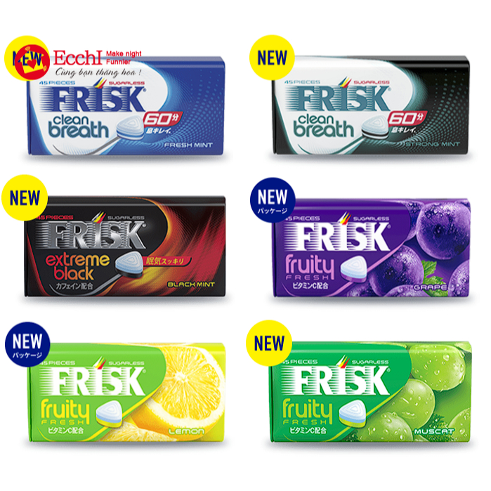 Kẹo ngậm bạc hà Frisk Clean Breath Nhật Bản hộp 45 viên | Shopee Việt Nam