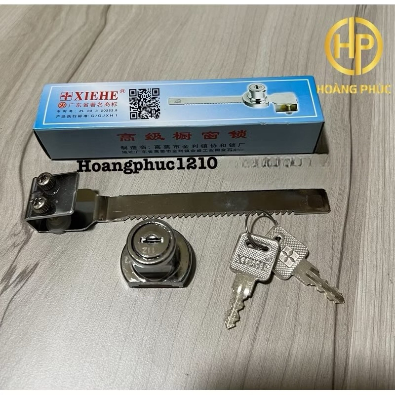 [Chìa thau] Khoá răng cưa cửa tủ kính lùa XIEHE/Hammered | Shopee Việt Nam