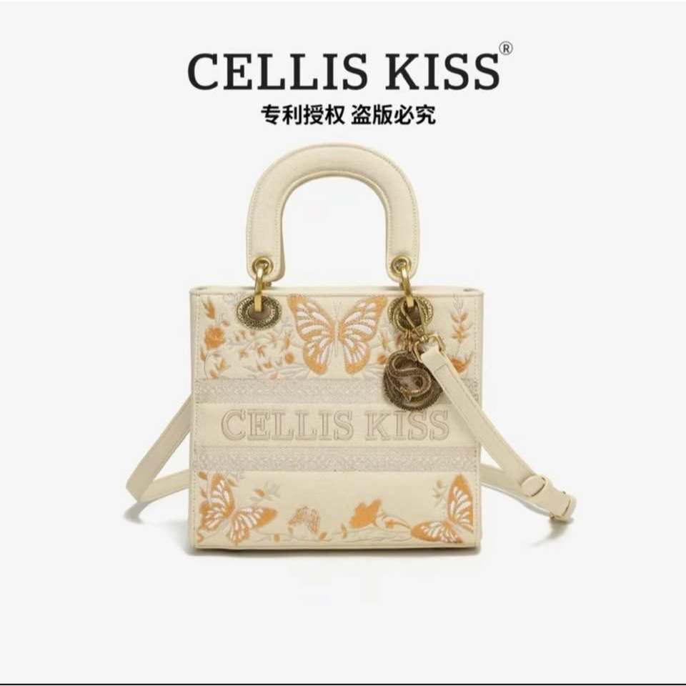(Hàng V.I.P LIMITED - FULLBOX) Túi xách Nữ D.I.O.R CELLIS KISS Thêu Tay ...