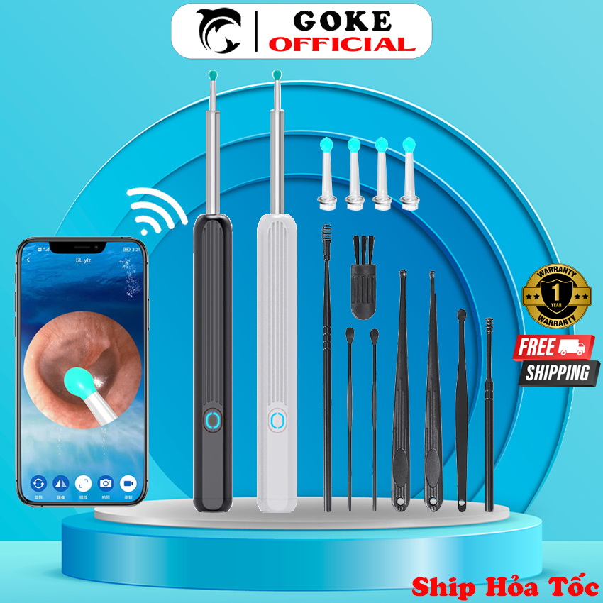 Ngoáy tai có camera GOKE hình ảnh sắc nét bảo hành 1 năm | Shopee Việt Nam