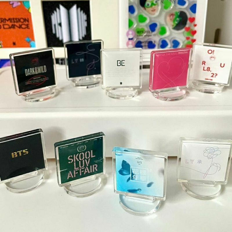 [FULL SET] STANDEE ALBUM BTS 3CM - Mô hình album 3cm nhóm nhạc BTS có ...