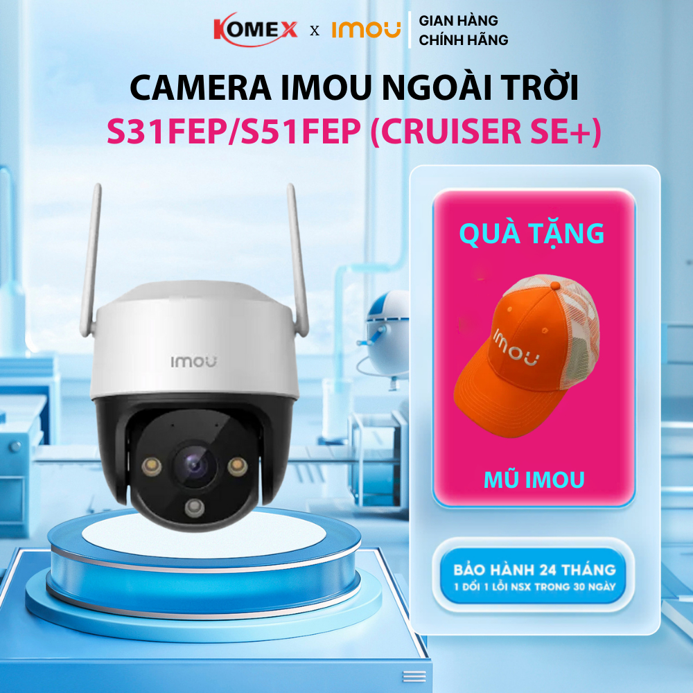 Camera IMOU ngoài trời S31FEP (Cruiser SE+ 3MP)/ S51FEP (Cruiser SE+ ...