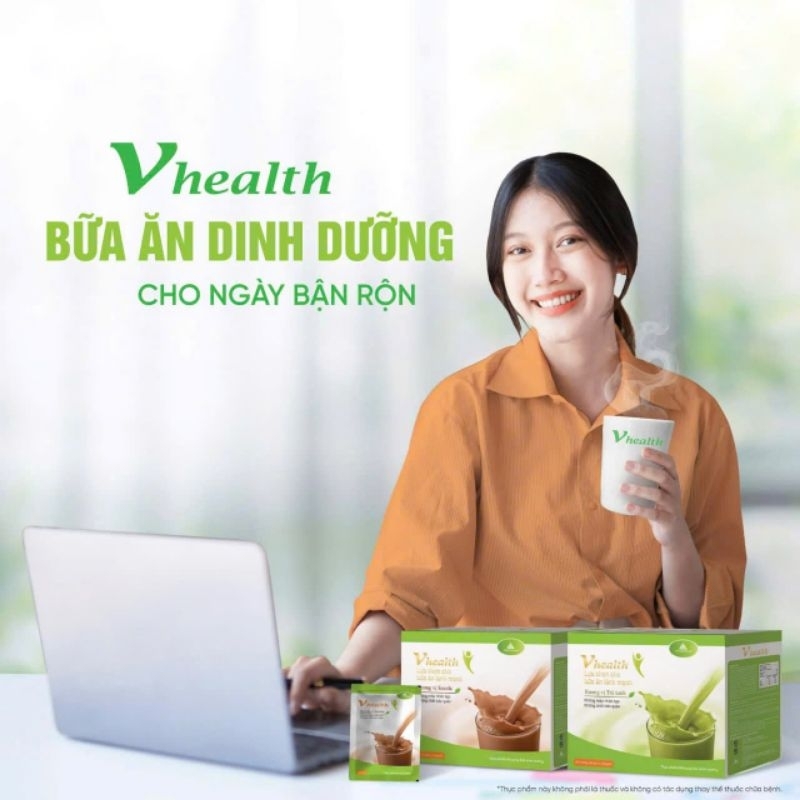 Bữa ăn dinh dưỡng Vhealth (vị socola) | Shopee Việt Nam