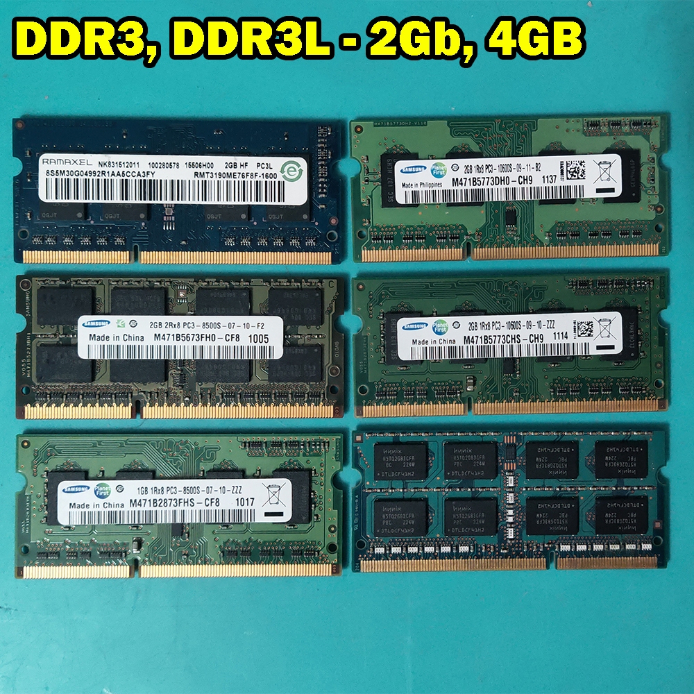 RAM laptop DDR3, DDR3L 2GB, 4GB các Bus bóc máy | Shopee Việt Nam