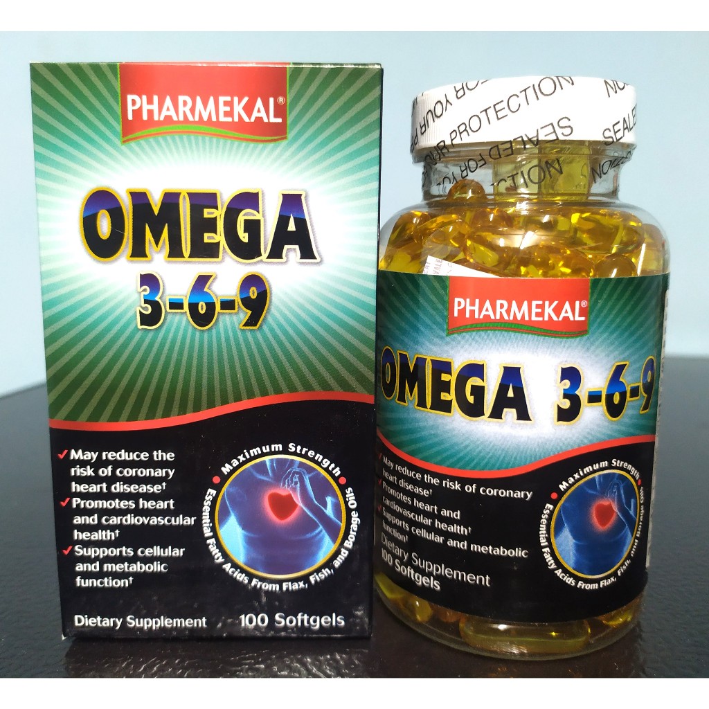 ROBINSON Omega 3-6-9 Pharmekal chứa tinh chất dầu cá, dàu gấc, omega ...