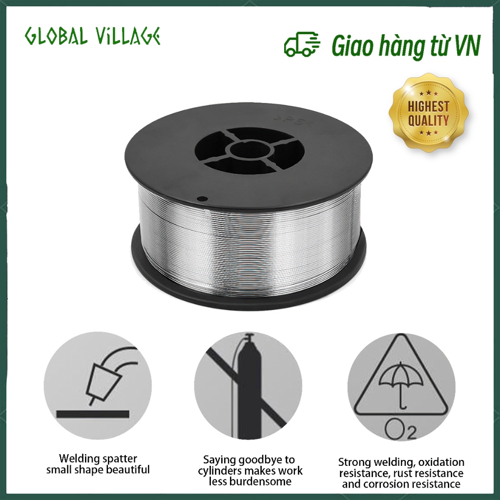 Cuộn Dây Hàn Mig Không Dùng Khí AWS E71T-GS.Dây Hàn 1kg cỡ dây 1.0 mm ...