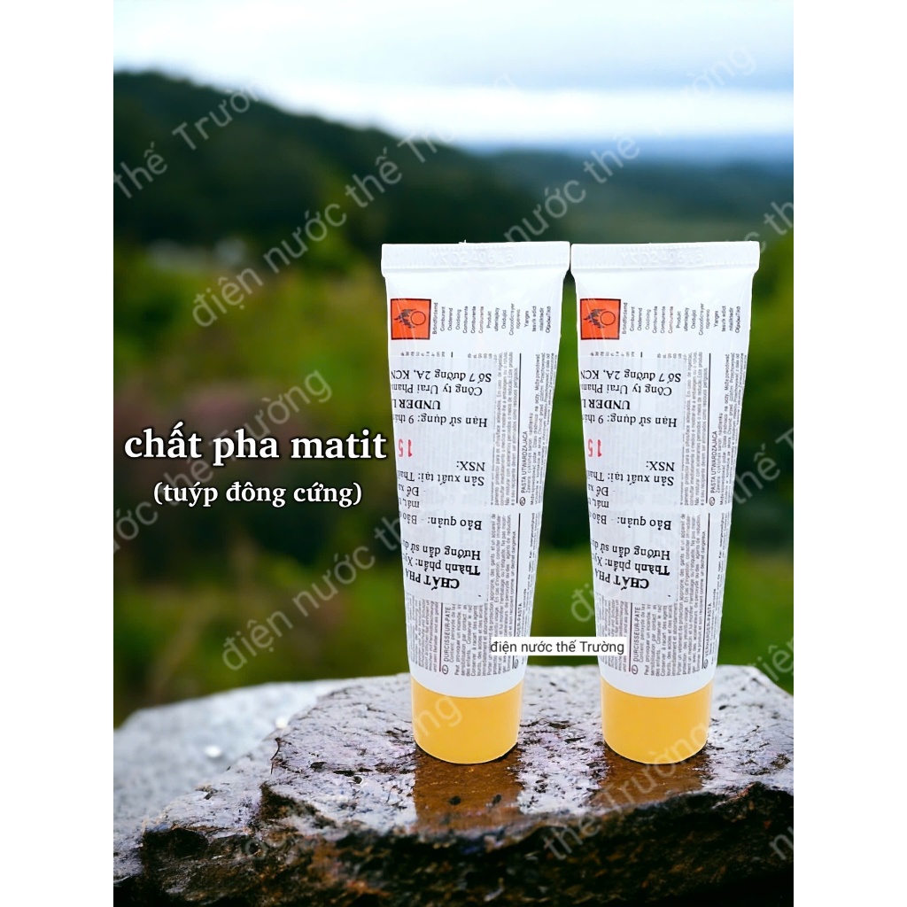 Chất pha MATIT Vàng ATM - tuýp đông cứng bã matit ATM | Shopee Việt Nam