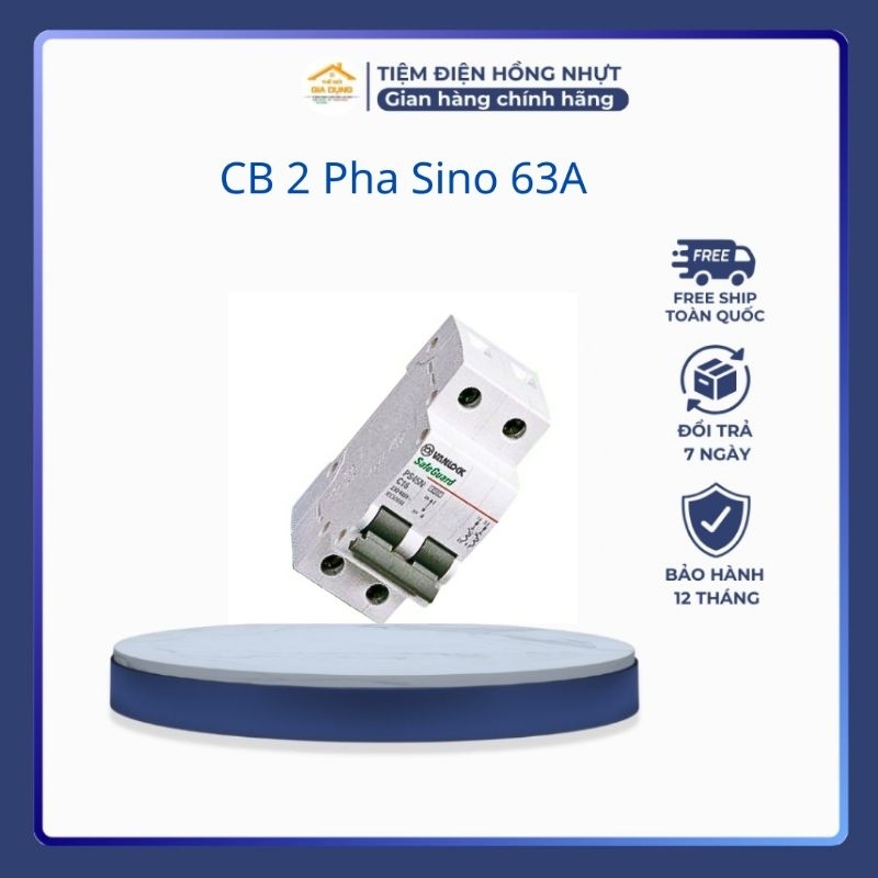 CB Đôi Tự Động 1 Pha 2 Pha SINO 63A 40A 32A Hàng Cao Cấp ( Đổi Trả 7 Ngày ) | Shopee Việt Nam